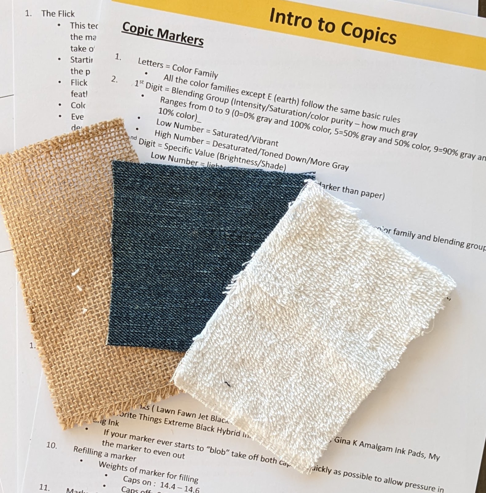 Intro to Copics Class 2024